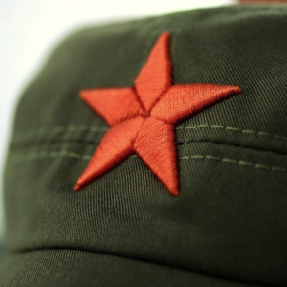 Vintage | Accessories | Revolution Star Cuba China Army Green Cap Hat ...